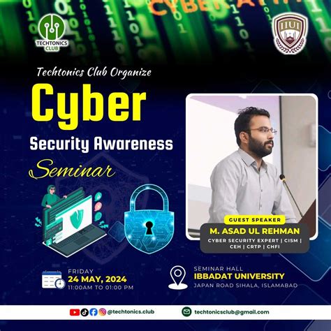 Cyber Security Seminar At Ibadat International University Muhammad