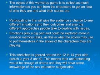 Dragons Den Sex Education Pitch PPT