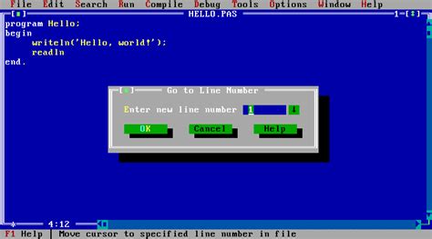 Ui Museum Turbo Pascal 7 1