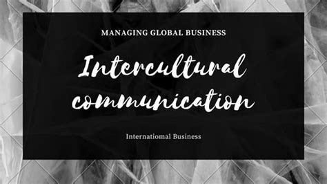 Intercommunication Or Cross Communication In Internal Business Ppt