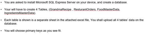 Solved You Are Asked To Install Microsoft SQL Express Chegg Com