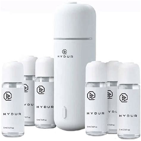 Hydur Tiny Diffuser A807c Wht Cc 5 X 5ml Cities Collection Scent Oil