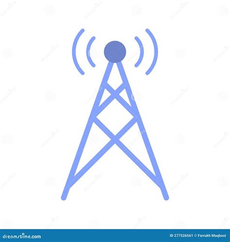 Signals Tower Icon Vector Image Suitable For Mobile Apps Web Apps And Print Media Stock