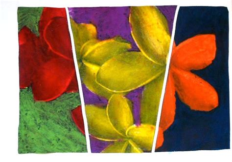 Flowers In Complementary Colors Color Theory Art Lessons