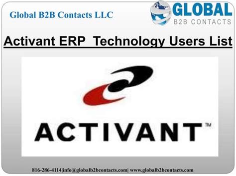 Absolute Erp Technology Users List Ppt