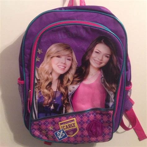 Sold Icarly Backpack Women Leather Backpack Icarly Patterned Backpack