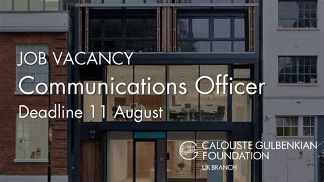 Were Hiring Communications Officer Simon Pickerell
