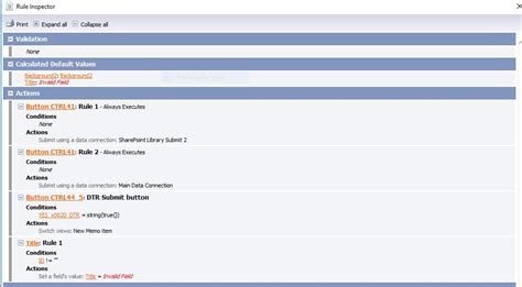 Sharepoint Designer Unable To Find Field Listed In Infopath Rule