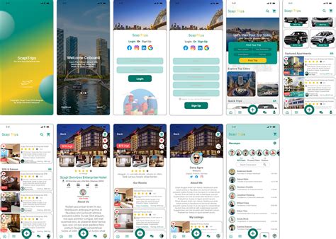 Trips Travel And Tours Booking Mobile App Ui Design By Scapi Services