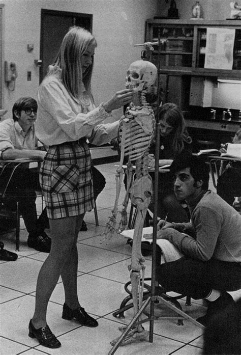 Mini Skirts In The Classroom In The Past ~ Vintage Everyday