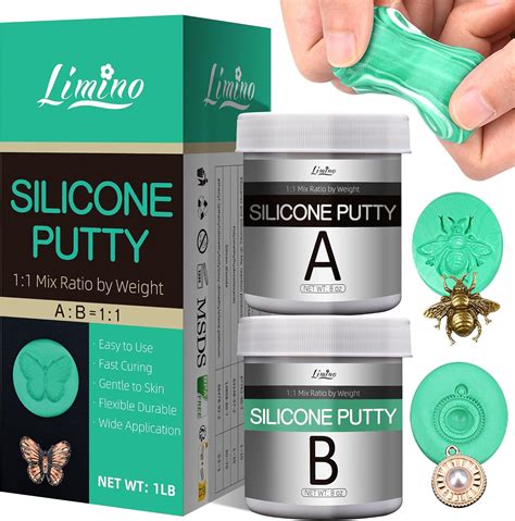 Silicone Putty 450g 1 Lb Flexible Silicone Mould Making Kit For Silicone Moulds Making