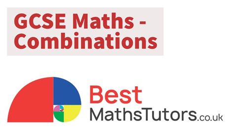 Gcse Maths Combinations Youtube