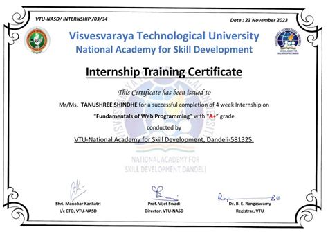 Tanushree Shindhe On Linkedin Internship Webdevelopment Networking