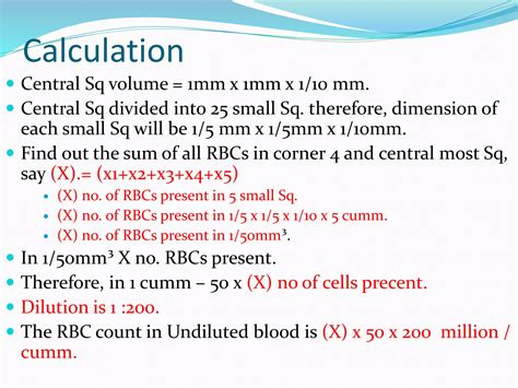 Determination Of Rbc Count By Pandian M Pptx