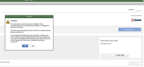Warning Your Last Online Connection Was Not Completed