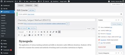 Creating Course On The LMS Download Scientific Diagram