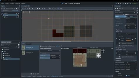 метод set_cells_terrain_connect в tilemap GODOT 4 - YouTube