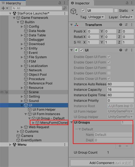 unity game framework—模块使用—ui组件 csdn博客
