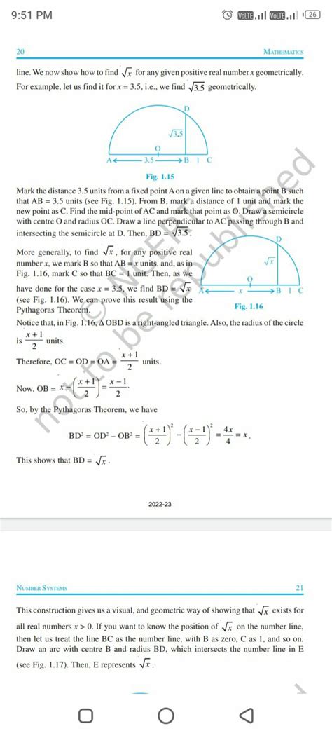 Line We Now Show How To Find X For Any Given Positive Real Number X Geo