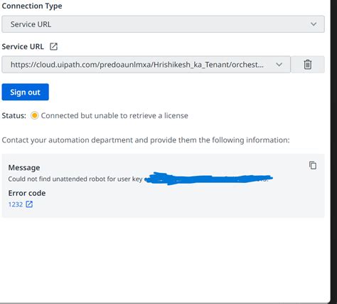 Connected To Orchestrator But Unable To Retrieve License Assistant Uipath Community Forum