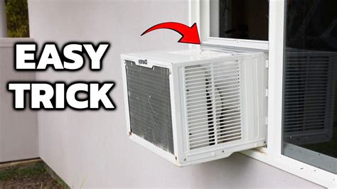 The Easiest Way To Install A Window Air Conditioner Youtube