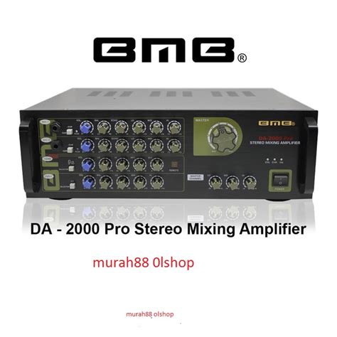 Jual Amplifier Bmb Ampli Bmb Da 2000pro Bt Bmb 2000pro Bt Bluetooth Ori