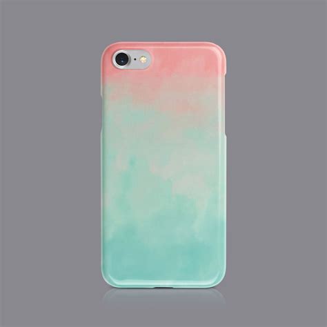 Gradient Pastel Colours Cute Phone Case For Iphone 7 8 Xs Xr Samsung S8