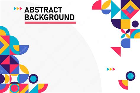 Premium Vector Geometric Mosaic Background