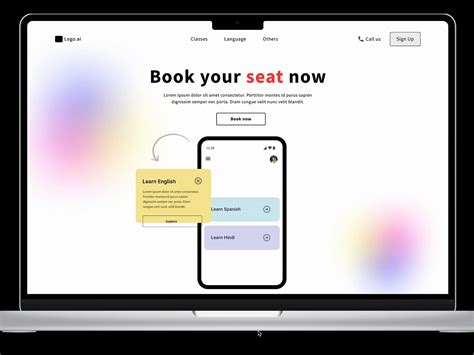 Hero Section Animation By Rajashreeg On Dribbble