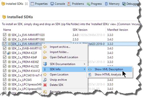 swo with nxp i mx rt1064 evk board mcu on eclipse
