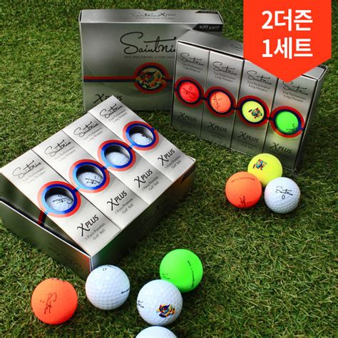 타임특가 2더즌 총24구 세인트나인 X 플러스 비공인 고반발 3피스 골프공 딜팡 골프용품 전문쇼핑몰