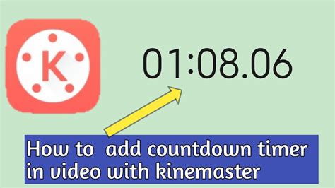How To Add Timer In Kinemaster Full Tutorial How To Add Timer In Video Youtube