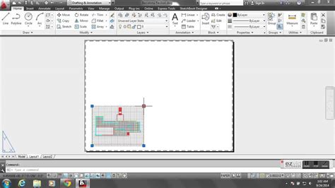 specific paperspace layout in windows shortcut autodesk