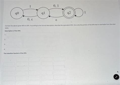 Solved Convert The Above Given NFA To DFA According To The Chegg Com