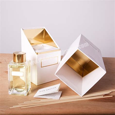 Custom Printed Paper Empty Diffuser Bottle T Box Packaging For Diffusers
