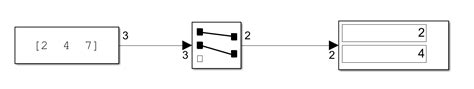 simulink代码生成： selector模块及其代码 simulink selector csdn博客