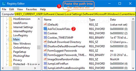 how to restore “close all tabs” warning in microsoft edge password recovery