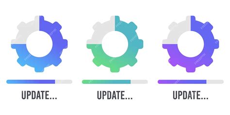 Premium Vector System Software Update And Upgrade Concept Loading