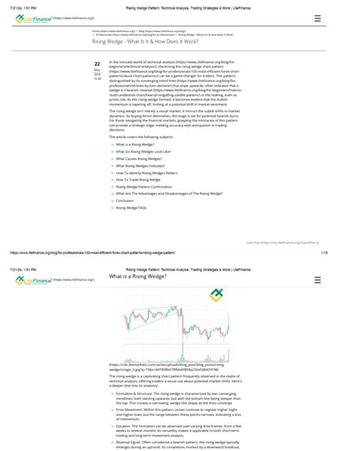 Rising Wedge Pattern Technical Analysis Trading Strategies And More Litefinance Pdf Rising Wedge Pattern Technical Analysis Trading Strategies And More Litefinance Pdf