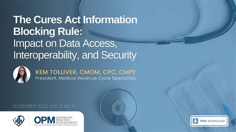The Cures Act Information Blocking Rule Impact On Data Access Interoperability And Security