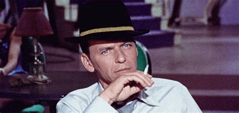 Frank Sinatra Smoking A Cigar