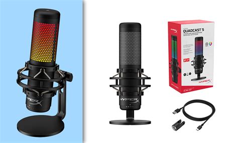 Hyperx Quadcast S Mic With Dynamic Rgb Lighting First L00k