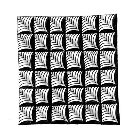 Time For Tangling Official Zentangle® Patterns Chillon Emingle