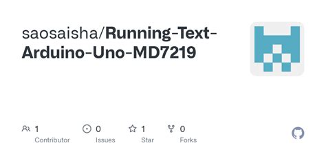 Github Saosaisharunning Text Arduino Uno Md7219