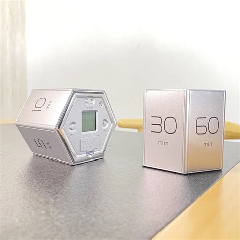 generic hexagon visual flip timer desk productivity cubes timer home