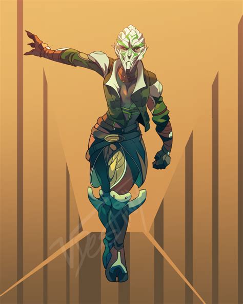 Turian Walking Commission — Weasyl