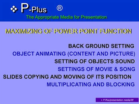 Manual Instruction 4 Power Point Plus Ppt