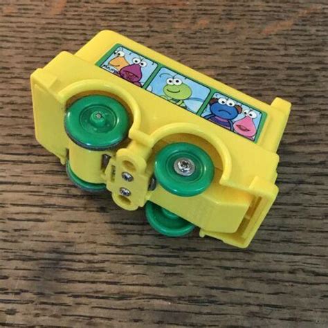 1988 Playskool Sesame Street Alphabet Roadway Abc Train Bus Trees