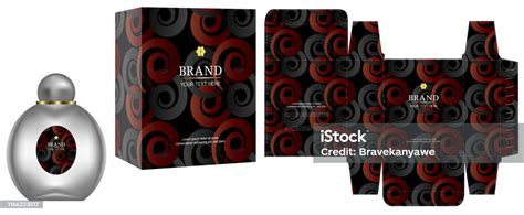 포장 디자인 검은 색 고급 상자 템플릿 및 모형 상자화장품 용기에 라벨 일러스트 벡터 0명에 대한 스톡 벡터 아트 및 기타