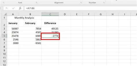 Subtract Function In Excel Geeksforgeeks
